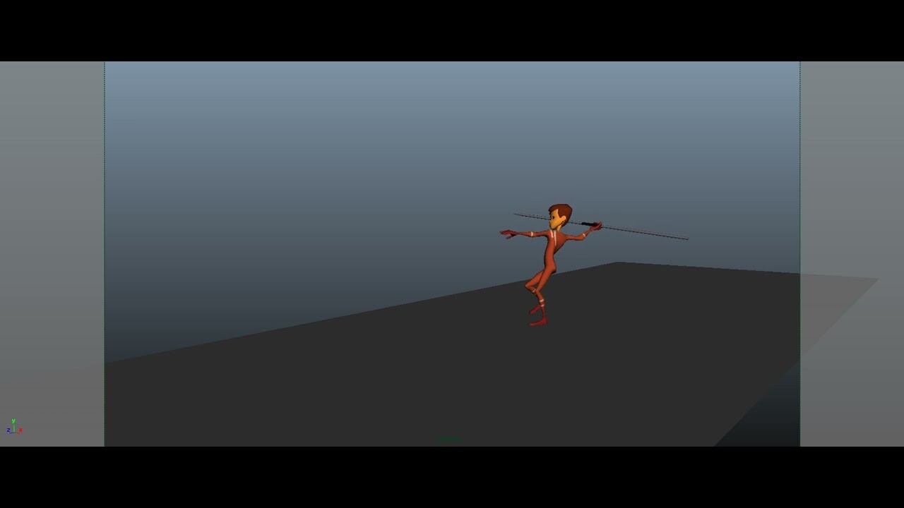 ArtStation - Stewart Javelin Throw 3D Animation