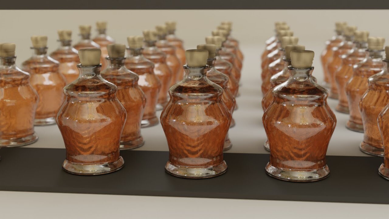 ArtStation - 3D-Honey Factory simulation