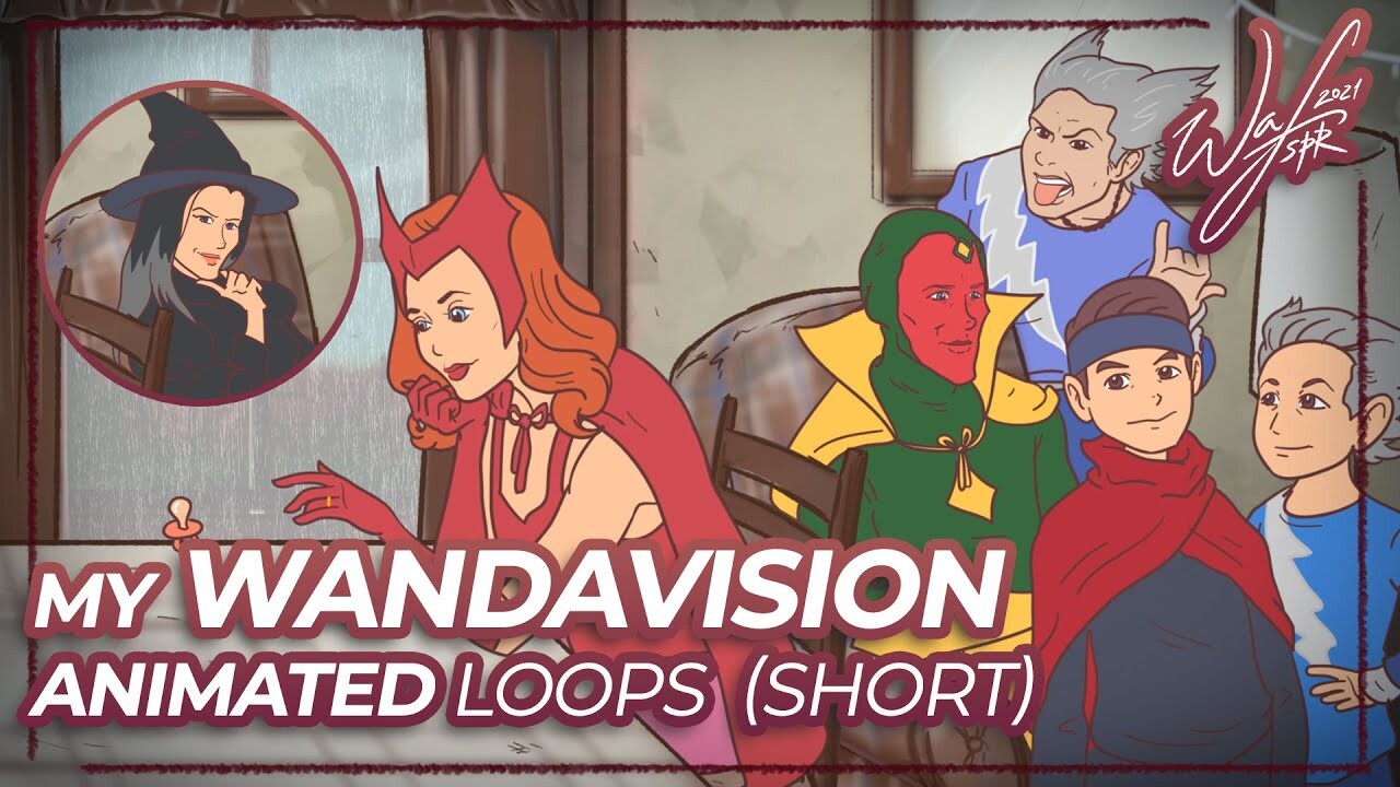 ArtStation - WandaVision Animated Loops
