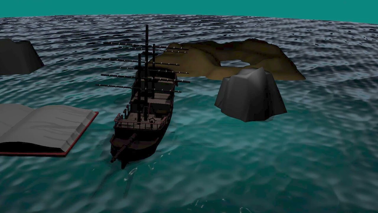 ArtStation - 3D Boat Animation