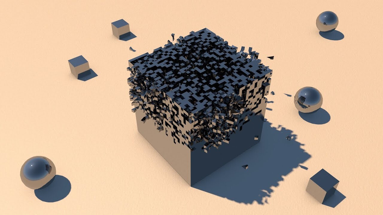 ArtStation - Destruction | 3D animation