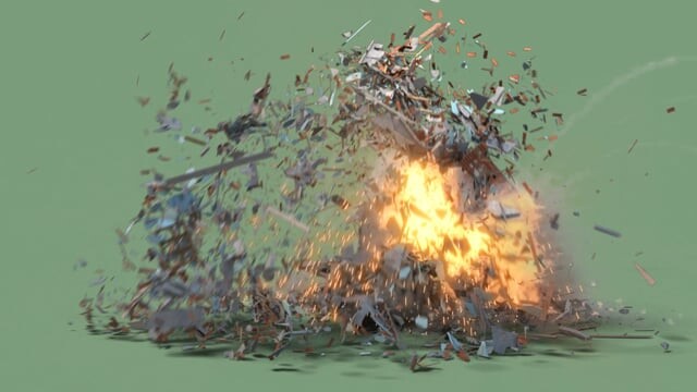 ArtStation - Summer House Explosion