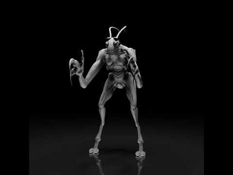 ArtStation - Bug monster Sculpt