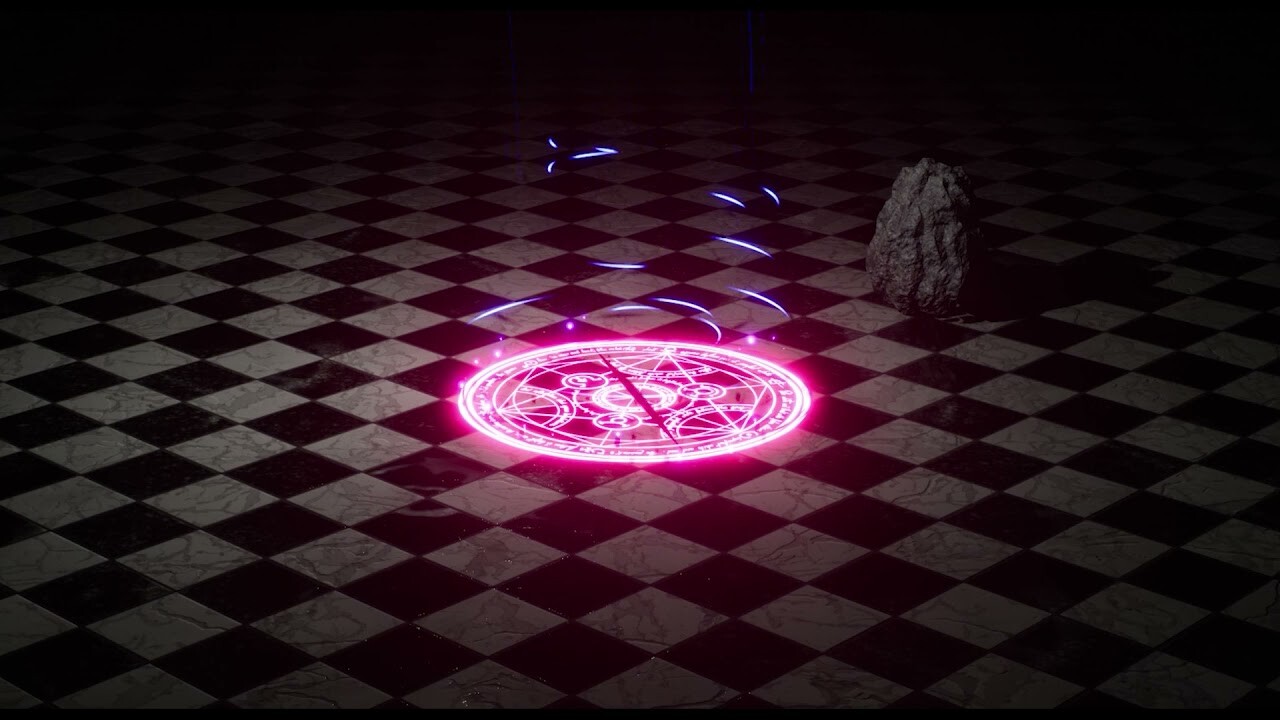 ArtStation - Niagara - Transmutation Circle