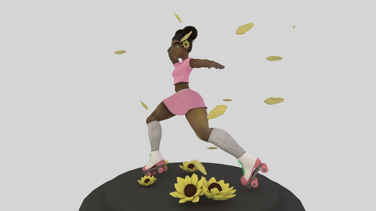 ArtStation - Roller Girl