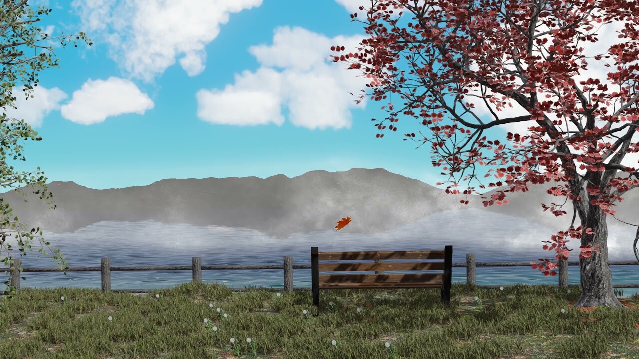 ArtStation - Park Scene in Blender