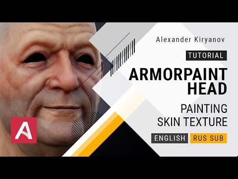 ArtStation - Painting a skin texture. ArmorPaint