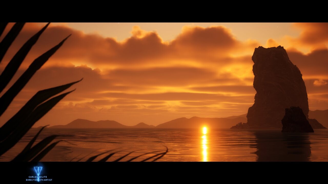 ArtStation - UNREAL ENGINE REALISTIC BEACH LANDSCAPE