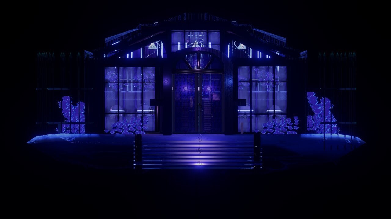 ArtStation - The blue house.