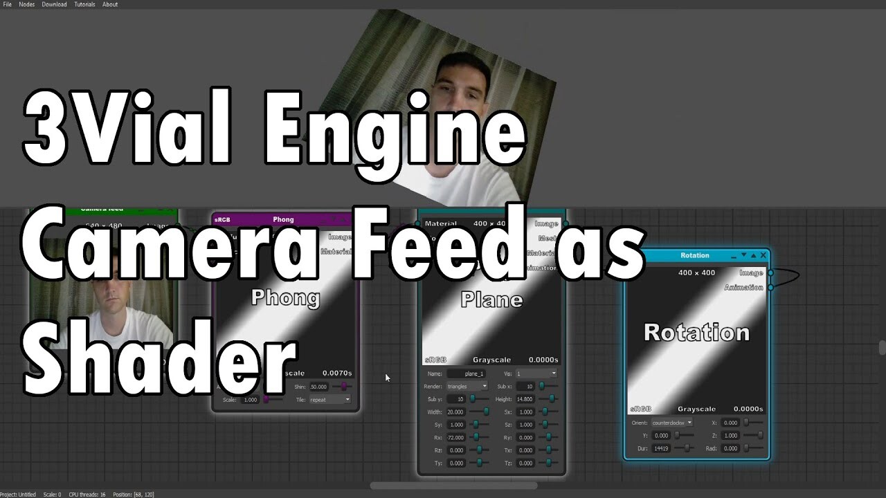 ArtStation - 3Vial Engine - Camera Feed as Shader