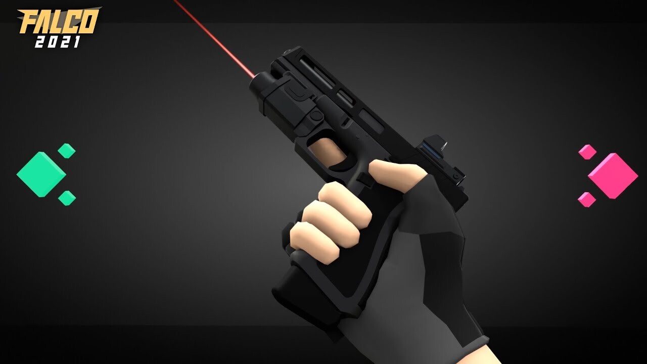 ArtStation - Glock 21 Custom