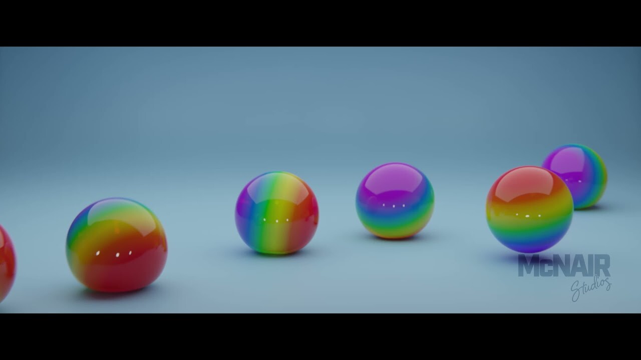 Neil McNair - Bouncing Beach Balls, Endless Loop, Blender 3D