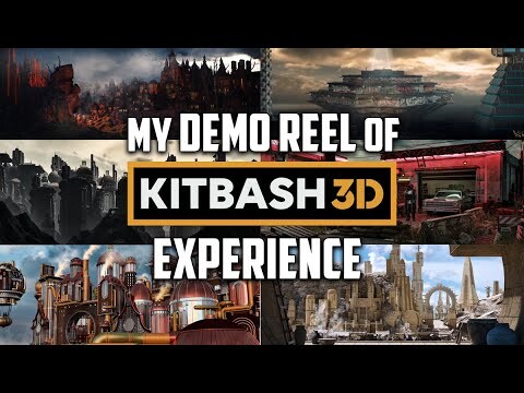 ArtStation - BLENDER / KITBASH3D DEMO REEL