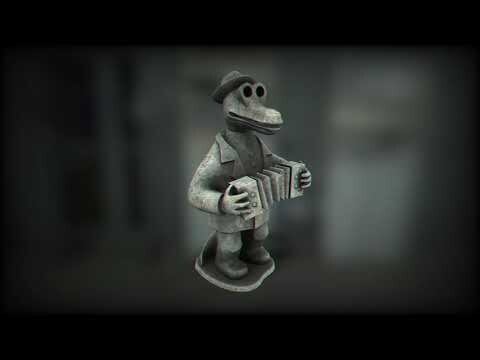 ArtStation - Crocodile Gena Low-poly 3D model