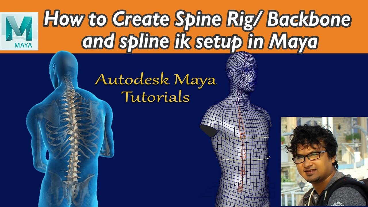 ArtStation - How to create spine rig and spline ik setup in Maya
