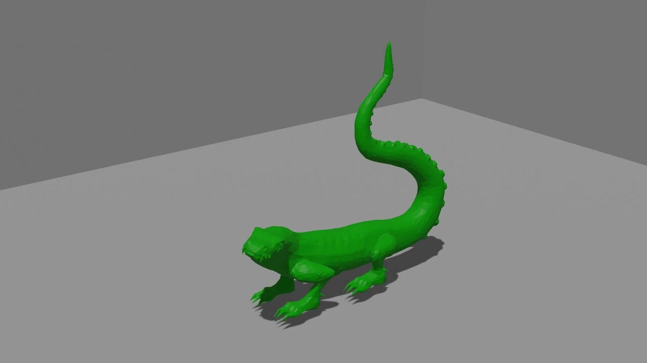 ArtStation - Lizard Idle