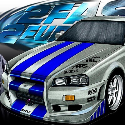 2 Fast 2 Furious Skyline Decals