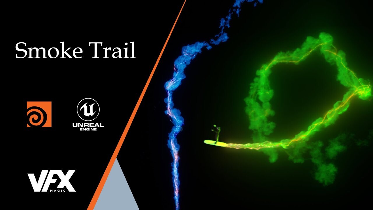 ArtStation - Houdini Smoke Trail | Unreal Engine ( Files )