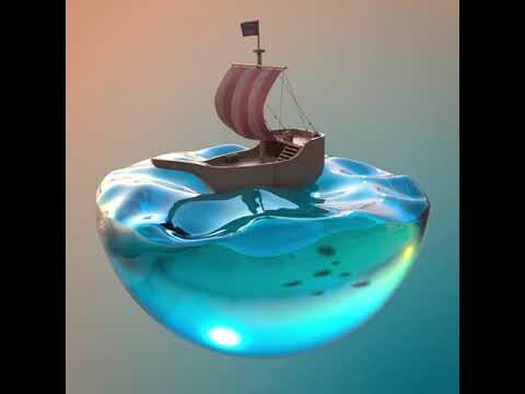 ArtStation - Ship Animation made in Blender