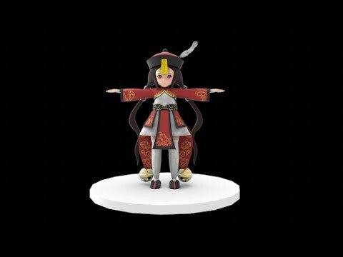 ArtStation - 3D Jiangshi Girl