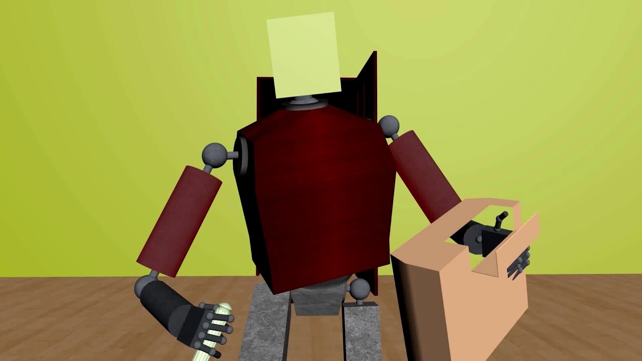 ArtStation - [3ds Max] 3D Animation Project 2 - Robot and Bird