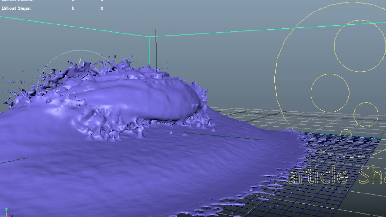 ArtStation - maya fx water wave