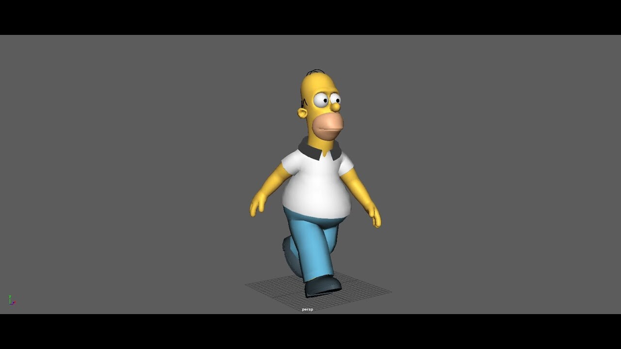 ArtStation - Homer walk cycle