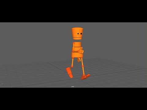 ArtStation - Robot walk cycle