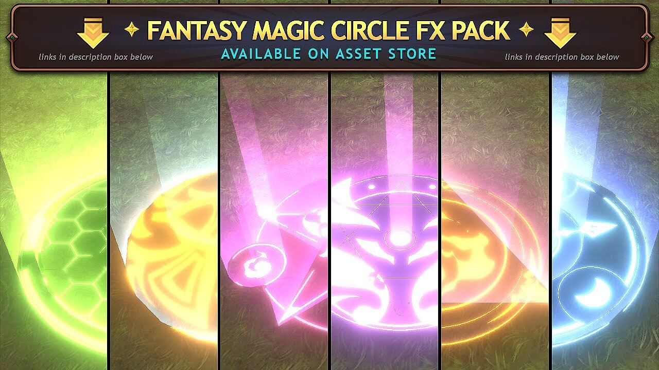 ArtStation - Unity Game Effect - Fantasy Magic Circle Fx Pack - Unity ...