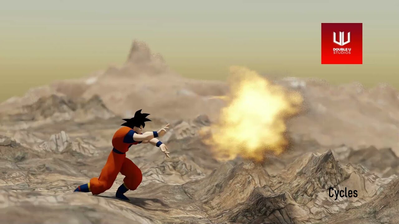 ArtStation - Goku Fire Power