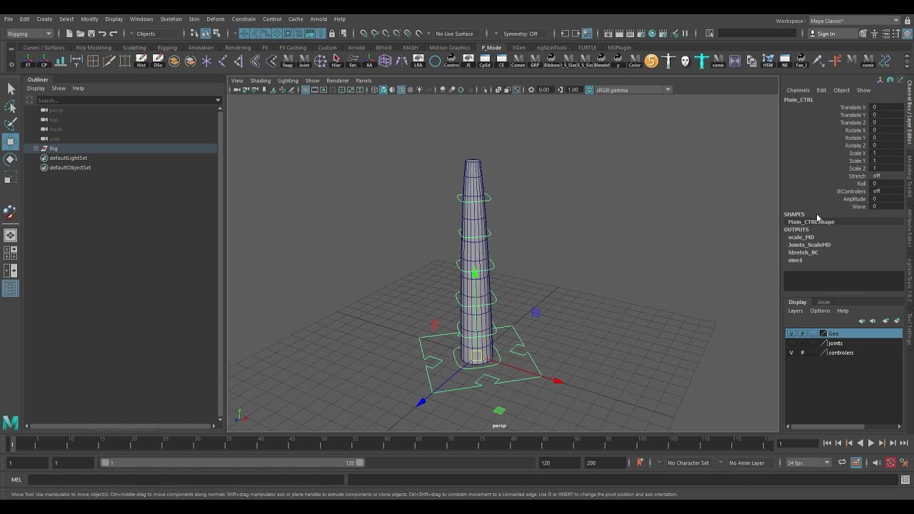 ArtStation - Tentacle Rig
