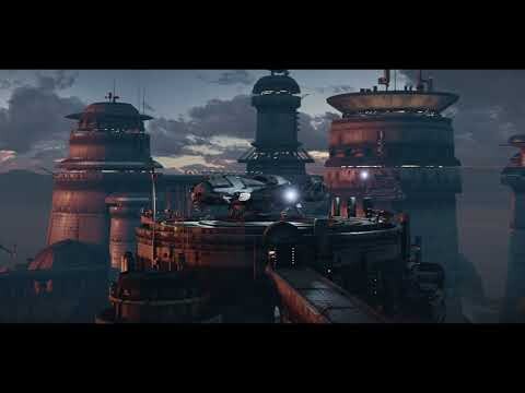 ArtStation - Corellian Tanker Landing - Evening version