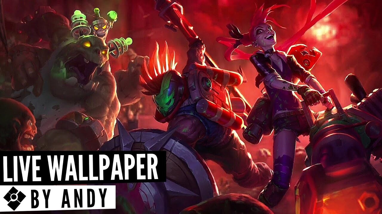 ArtStation - Zombie Slayer Jinx League of Legends Live Wallpaper