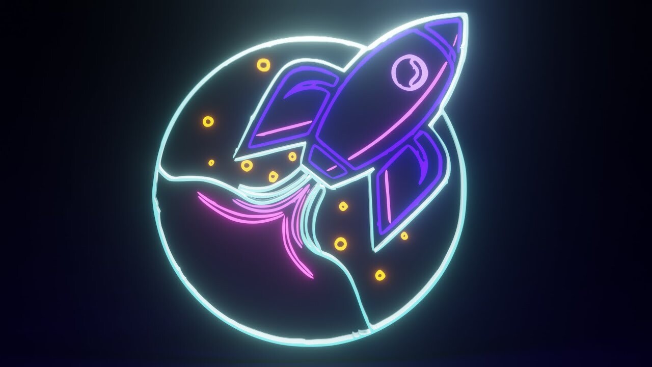 ArtStation - Astro Neon Logo V1