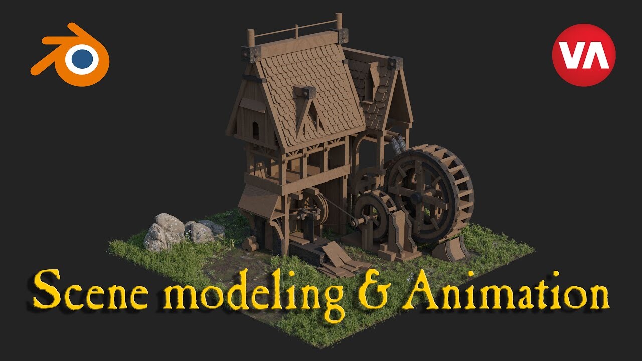 ArtStation - 3D MILESTONE No. 2 - SECENE MODELING AND ANIMATION FROM ...