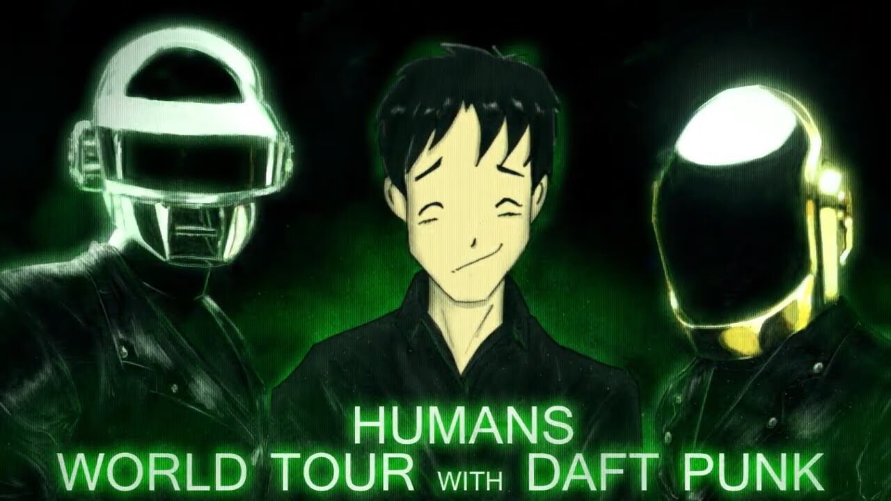 ArtStation - Daft Punk-Human After All (punk rock cover)- anime music video