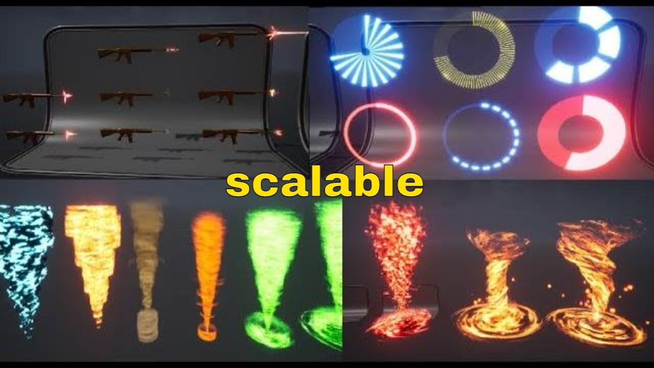 ArtStation - Unreal Engine Muzzle Flash Progress Bar Tornado Effect #ue4 #ue5 Download File