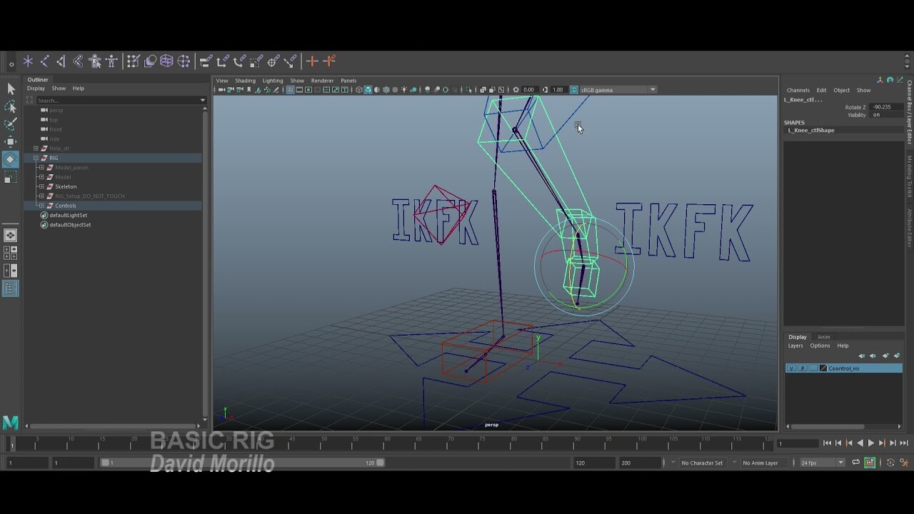 ArtStation - Basic Human Rig
