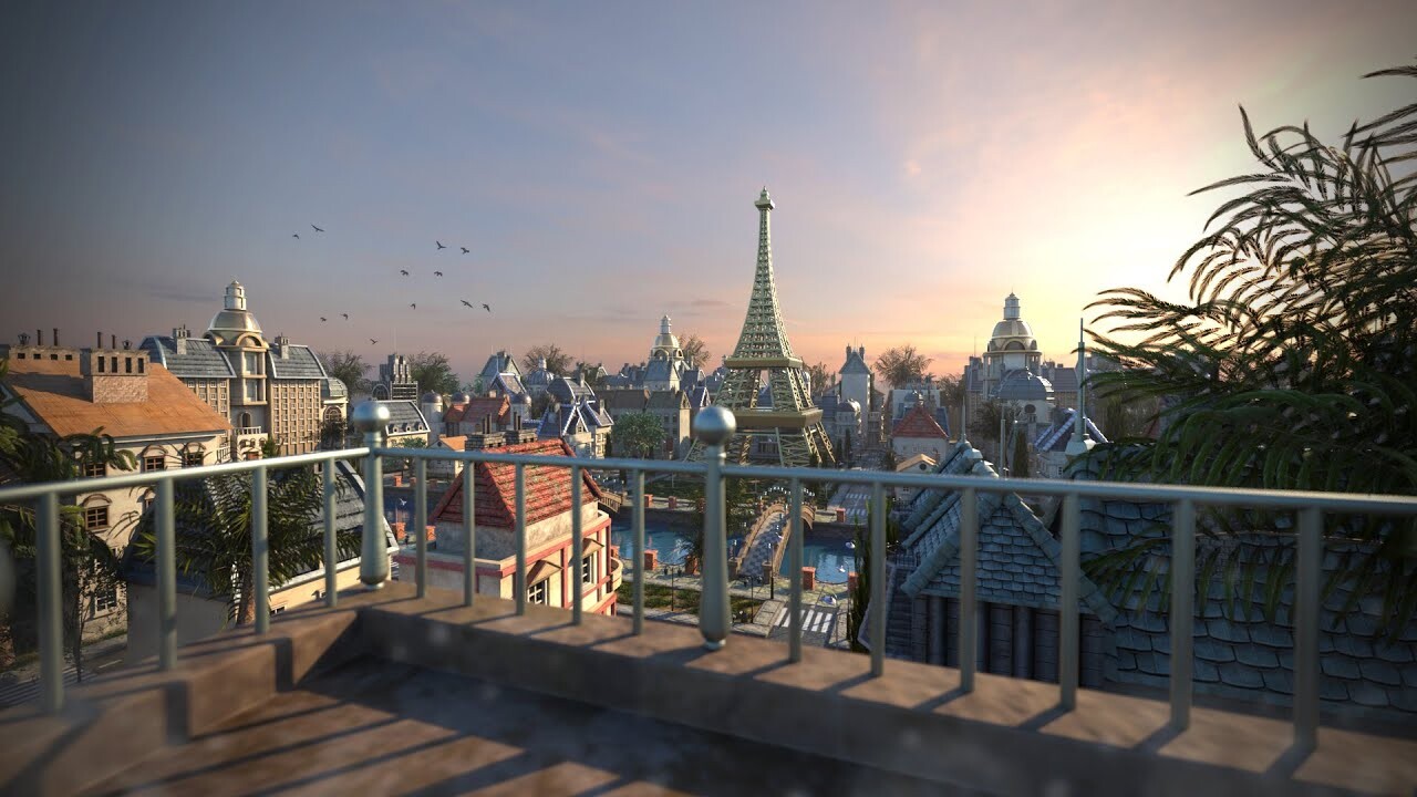 ArtStation - Paris Environment