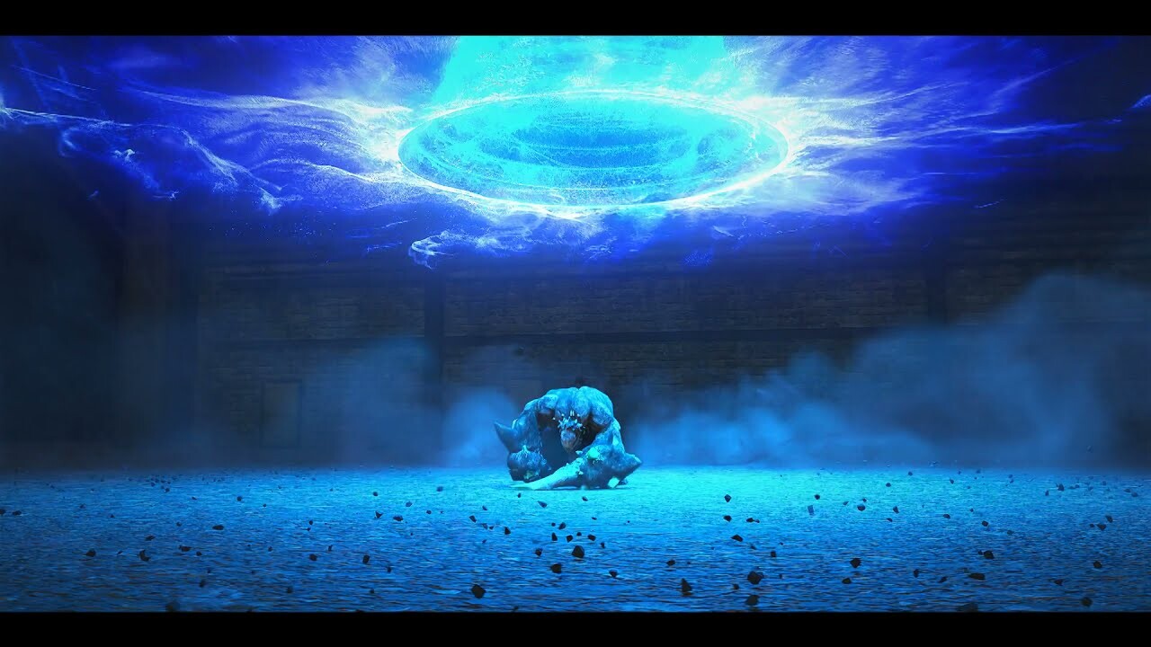 ArtStation - Alien Monster | Portal & EMP simulation