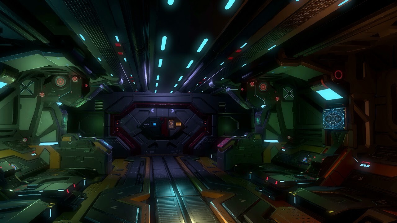 ArtStation - Space Station Bunker