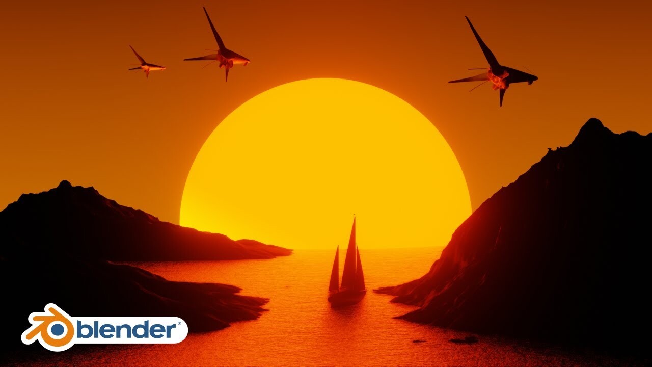 ArtStation - BLENDER SCENE TUTORIAL