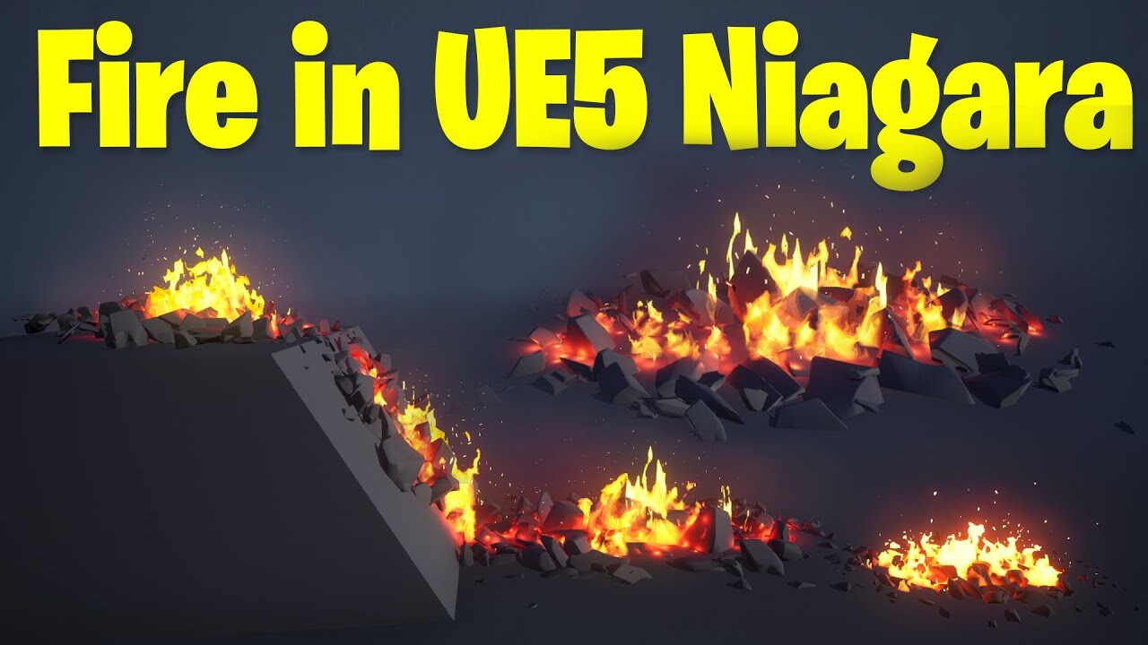 ArtStation - Fire in UE5 Niagara Tutorial | Download Files