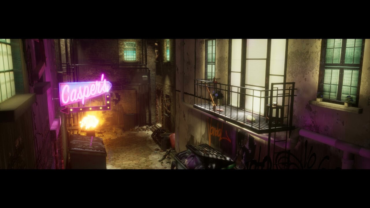 ArtStation - Alleyway Shots