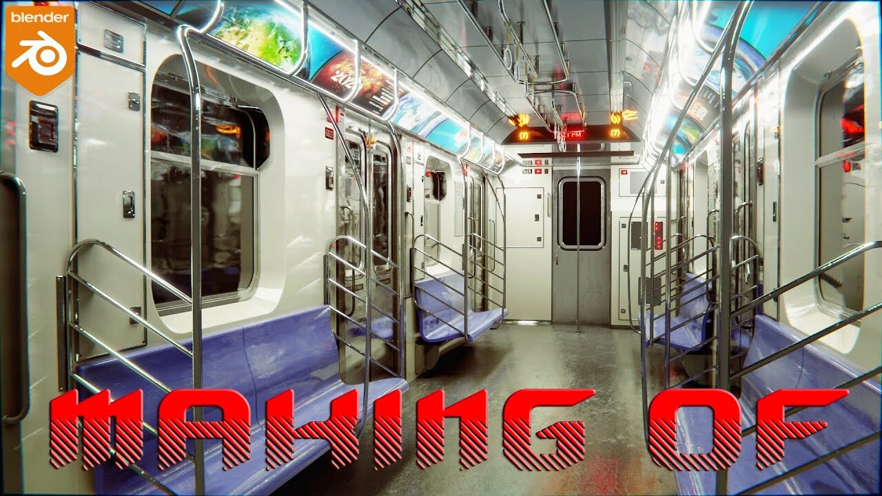 ArtStation - Making Of Subway in Blender 3D