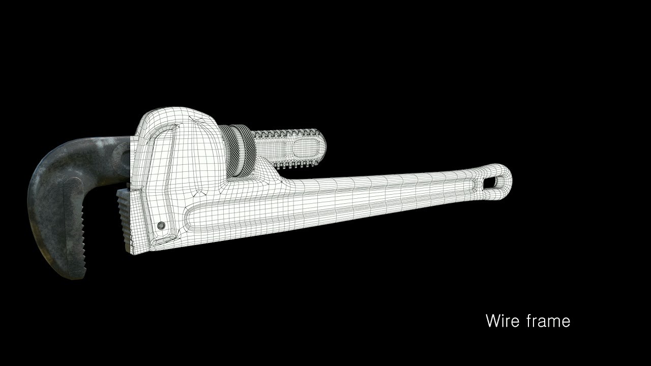 ArtStation - Pipe Wrench