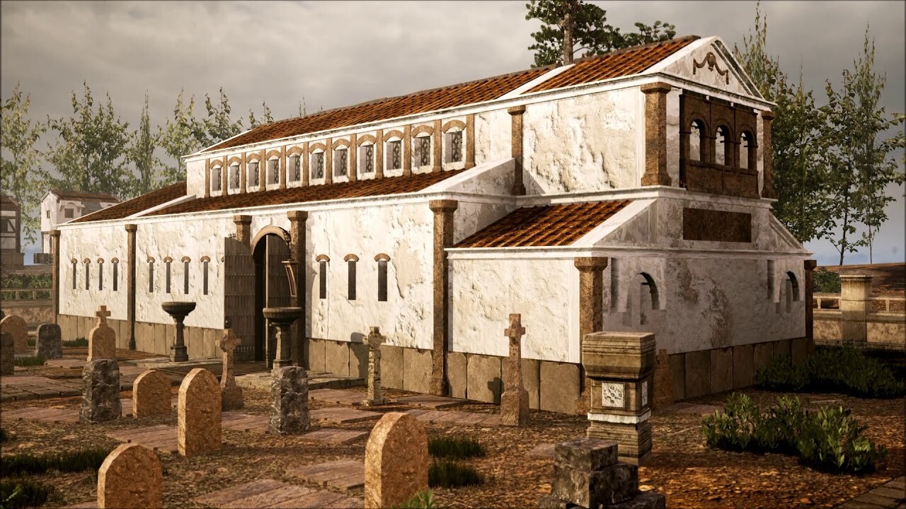 ArtStation - BASILICA PALEOCRISTIANA SIGLO IV
