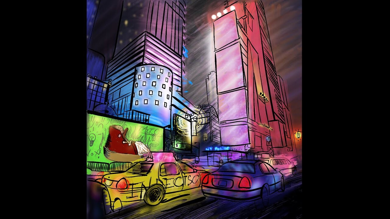 ArtStation - 2D animated music video