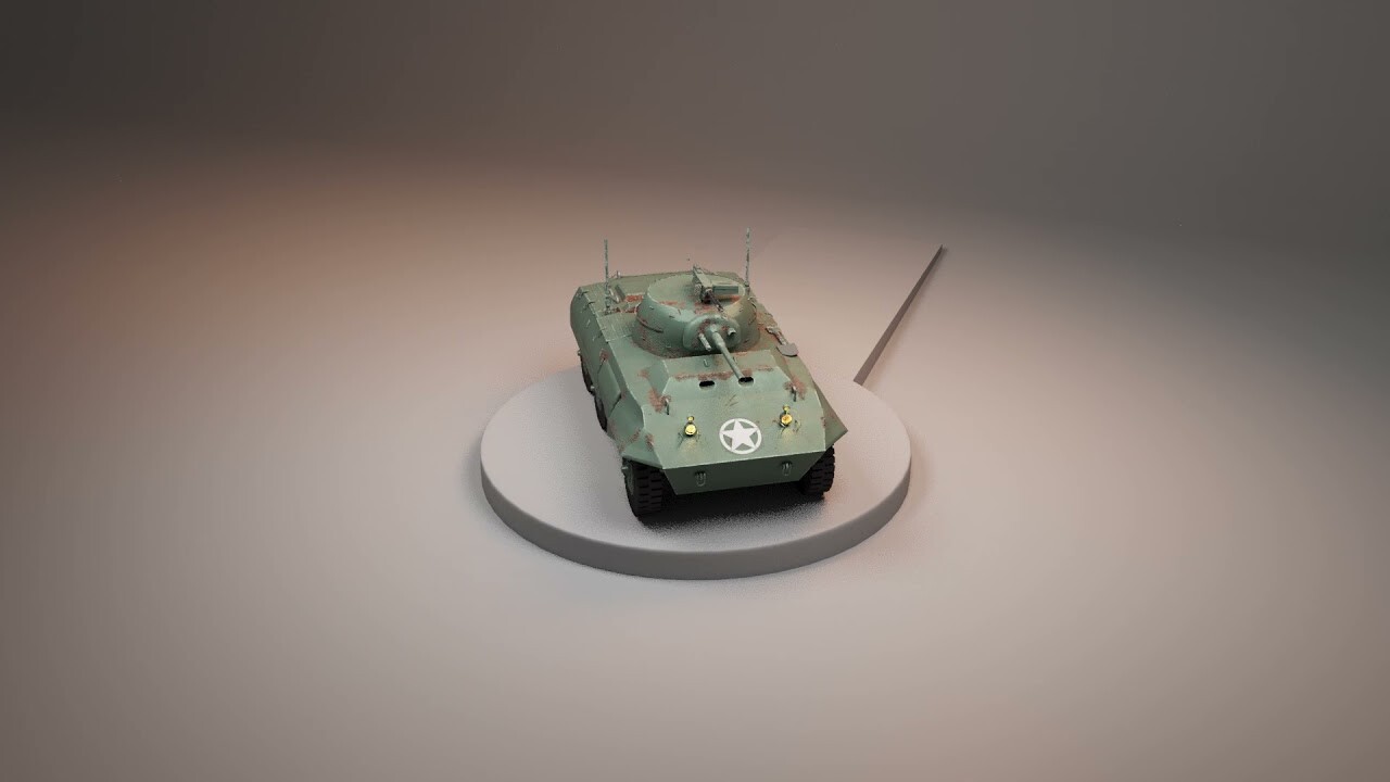 ArtStation - M8 Greyhound Tank