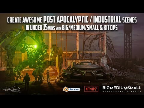 ArtStation - under 15 mins. CREATE AWESOME SCENES w/ BIG/MEDIUM/SMALL ...